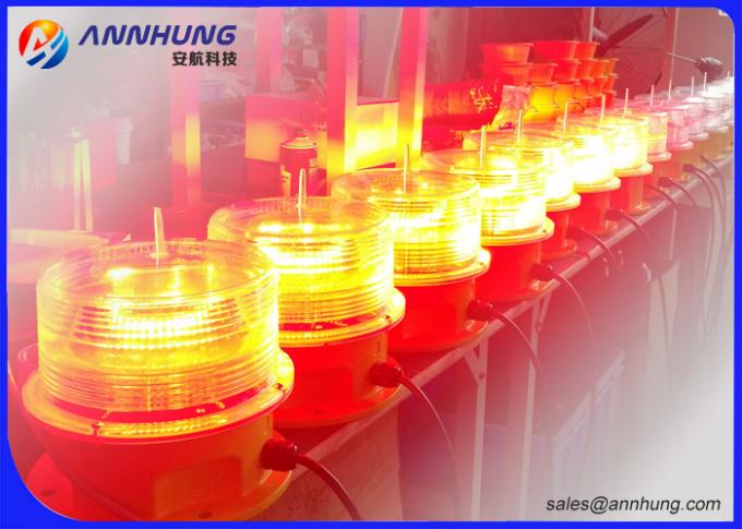 Red Steady - burning LED Obstruction Light With Aluminum Alloy Body