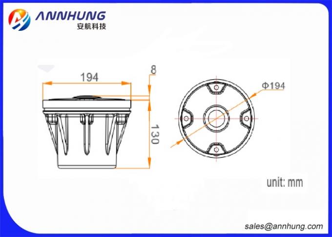 LED Inset Helipad Landing Lights / Heliport Lighting FATO TLOF Light ...