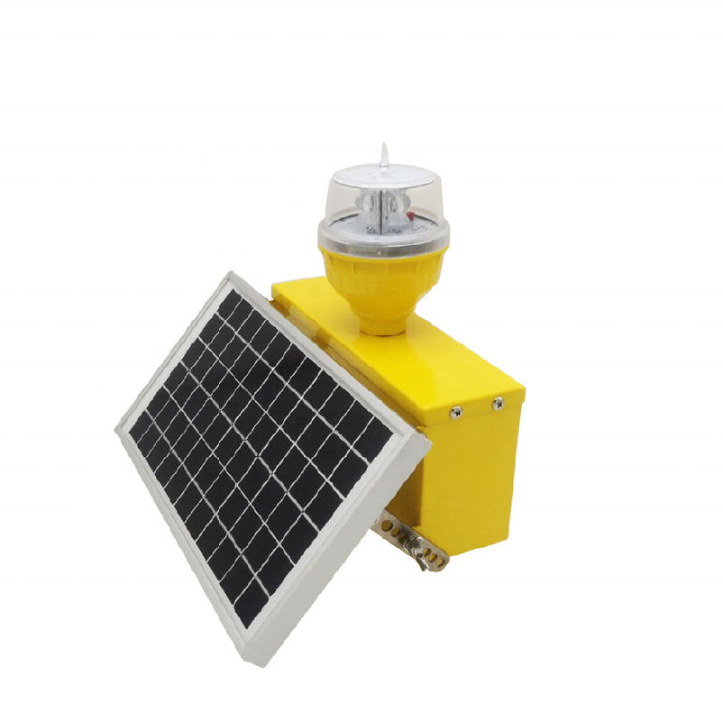 Single Aviation Solar Powered Obstruction Light Low Intensity Warning ...