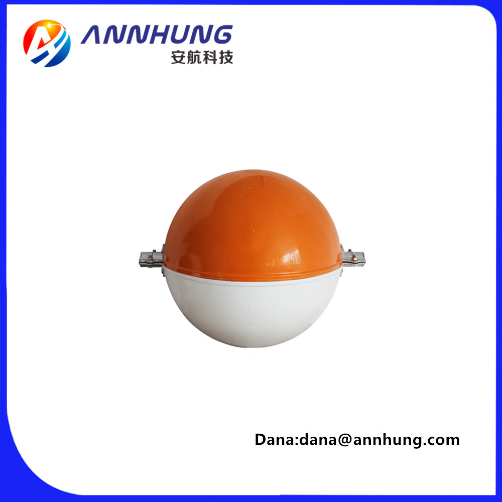 AH-LS-C Aircraft Warning Sphere , Aluminum Aviation Cable Safety ...