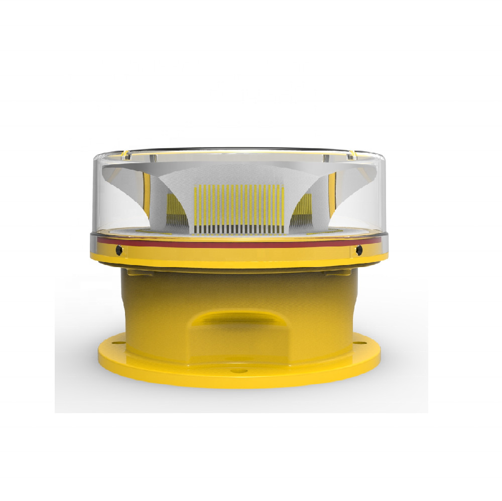 LED Medium Intensity Aviation Obstruction Lamp IP68 Obstruction Warning ...