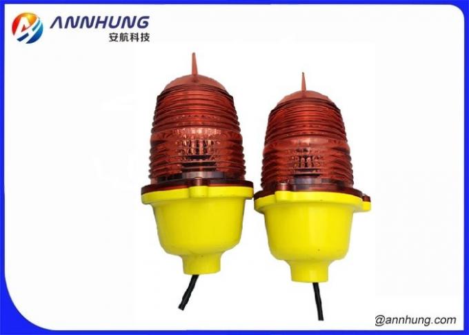 FAA Type LED Aviation Obstruction Light , L-810 Red Steady Burning Light