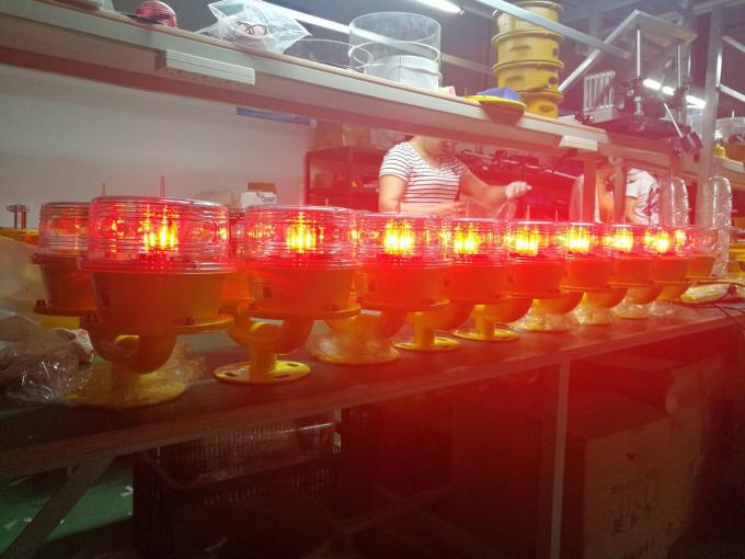 Double OB Light Solar Powered Aviation Obstruction Light Long Life