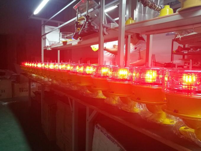 32.5cd Low Intensity Solar Powered Flashing Red Light , High Building ...